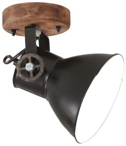 Industriální nástěnné/stropní lampy 2 ks černé 20 x 25 cm E27,  320514