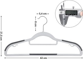 Protiskluzové háčky na oblečení 30 ks, 42 cm široké