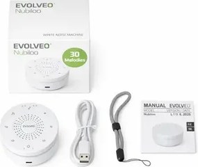 EVOLVEO NUBILOO – Uspávací modul s bílým šumem / ukolébavkami a barevn