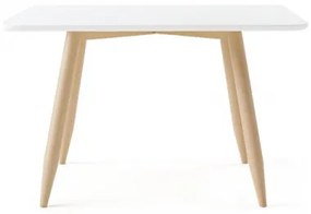 BILLIANI Dřevěný stůl SPY 653 Barva Bílá GALERIE - Moření Billiani Moření barevné Rozměr desky stolu 140x140 cm