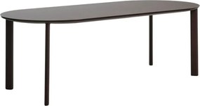 Zahradní jídelní stůl se skleněnou deskou 100x230 cm Erice – Kave Home