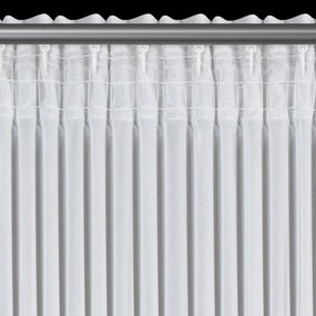 ZÁCLONA NA PÁSCE LUISA 400X160 CM BÍLÁ