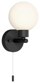 NOWODVORSKI Nástěnné osvětlení s vypínačem do koupelny SIMI, 1xG9, 25W, černé, bílé 8052