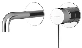 Sapho Sapho, ULTRAMIX 2-prvková podomítková umyvadlová baterie, hubice 16cm, chrom, UT118