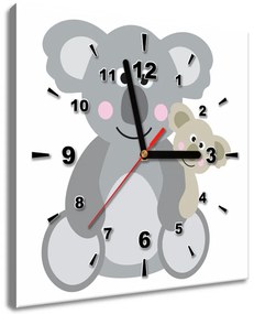 Gario Obraz s hodinami Koala Rozměry: 30 x 30 cm