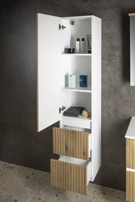 Aqualine Aqualine, PANEDA STRIP skříňka vysoká 35x165x31cm, dub emporio, levá/pravá, PN265