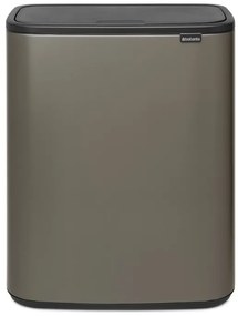 Brabantia BO Touch Bin 2x30L platinová