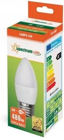 Spectrum LED LED žárovka Teplá E-27 230V 6W Svíčka 13061
