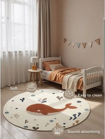 Dětský koberec ø160 cm Moby – Hanse Home