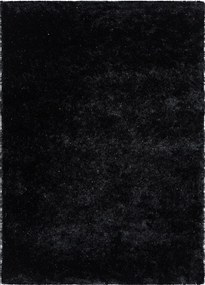 Koberce Breno Kusový koberec TWIST 600/black, Černá, 80 x 150 cm
