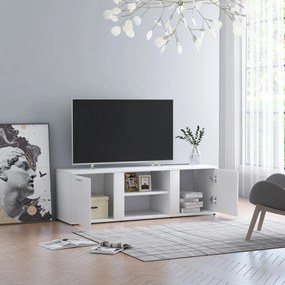 vidaXL Marketos TV stolek bílý 120 x 34 x 37 cm kompozitní dřevo