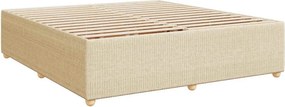Box spring postel s matrací krémová 180x200 cm textil 3285593