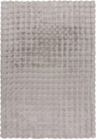 Flair Rugs, Kusový koberec Waffle Faux Fur Grey, 180x290, šedá, ložnice