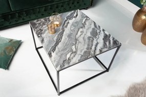 Konferenční stolek Elements šedý mramor 50cm