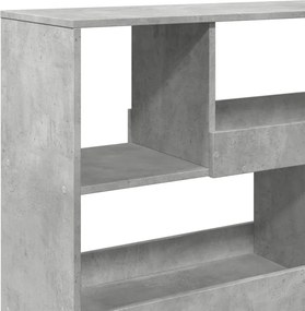 Dělicí stěna betonově šedá 100 x 33 x 94,5 cm kompozitní dřevo 3309477