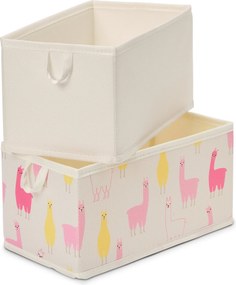 Tchibo - Úložné boxy do zásuvky - barva: béžová