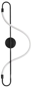 Toolight, LED nástěnné svítidlo Long Black APP857-W, černá-bílá, OSW-04032