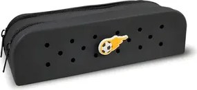 MFP Gifty černá / Penál / silikonový / 2 přihrádky / zip