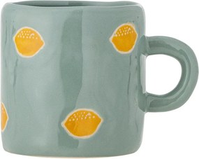Šedozelený dětský hrnek z kameniny 230 ml Agnes – Bloomingville Mini