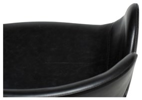 Černá koženková židle DAN-FORM Denmark Gaia