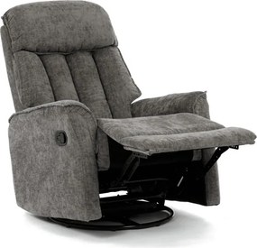 Polohovací křeslo šedé TV-H9327 GREY2