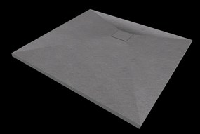 Gamma Erga Oldaf, SMC čtvercová sprchová vanička 80 x 80 cm, šedá matná, ERG-GMA-OL-8080G