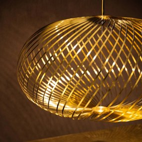 Tom Dixon Spring medium závěsné světlo Ø79cm mosaz