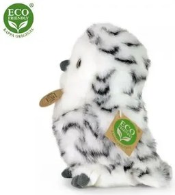 RAPPA Plyšová sova žíhaná 17 cm / ECO-FRIENDLY / od 0 měsíců