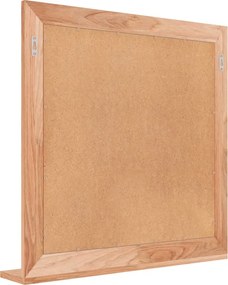 vidaXL Nástěnné zrcadlo 55 x 55 cm masivní ořechové dřevo [350358]
