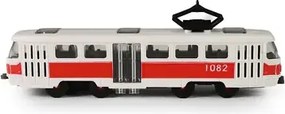 RAPPA Tramvaj červená 16 cm / Setrvačníkový pohon / Otevírací dveře