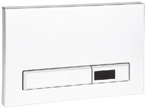 Sanela Příslušenství - Elektronické ovládací tlačítko splachování WC, do rámu SLR 21, bílá SLW 02A