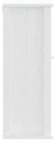 Nástěnná koupelnová skříňka BERG bílá 40x27x71,5 cm borovice - Default Title