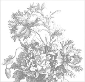 Tapeta Engraved Flowers