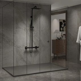 BPS-koupelny Obdélníková akrylátová sprchová vanička HYD-OSV-RIKO 120x70 šedá