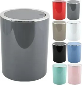 MSV KAMAKA výklopný odpadkový koš 6 L šedý / plast