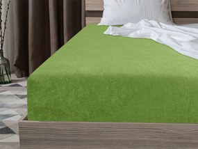 Froté prostěradlo EXCLUSIVE zelené 160x200 cm