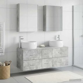 Sada koupelnového nábytku 5 ks Betonově šedá 3407050