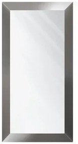 Zrcadlo ve stříbrném rámu MILANO 74x134 cm