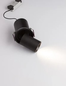Podhledové svítidlo Pin černé