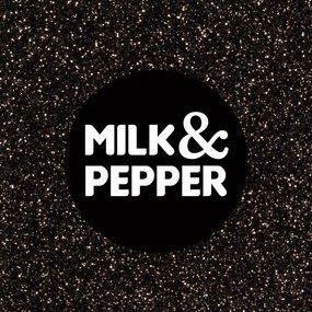 MILK&PEPPER Milkandpepper obojek pro psy Stardust Champagne Velikost: 40x2 cm