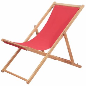 Skládací plážová židle látková Modrá