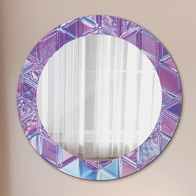 Kulaté zrcadlo s dekorem Abstraktní surrealizace fi 60 cm