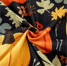 Prostěradlo z mikrovlákna ORANGE PUMPKINS barevné 90x200 cm