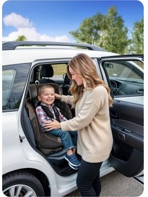 Autosedačka Nukido Prestige Line 0-36 kg ISOFIX v černé a šedé barvě pro bezpečné cestování