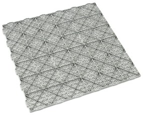 Plastová děrov. dlažba Linea Marte 56,3 x 56,3 x 1,3 cm, šedá