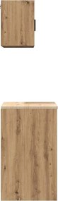 Garážové skříně 2 ks dub artisan kompozitní dřevo 3328340