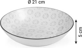 TESCOMA Hluboký talíř FRESCO ø 21 cm, Barley