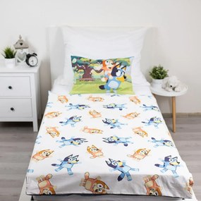 Bavlněné dětské povlečení do postýlky 100x135 cm Bluey – Jerry Fabrics