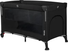 LIONELO Postýlka cestovní Ellen 3v1 Black Carbon / od 0 do 3 let / do