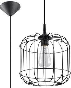 Sollux Lighting Závěsné svítidlo CELTA černé